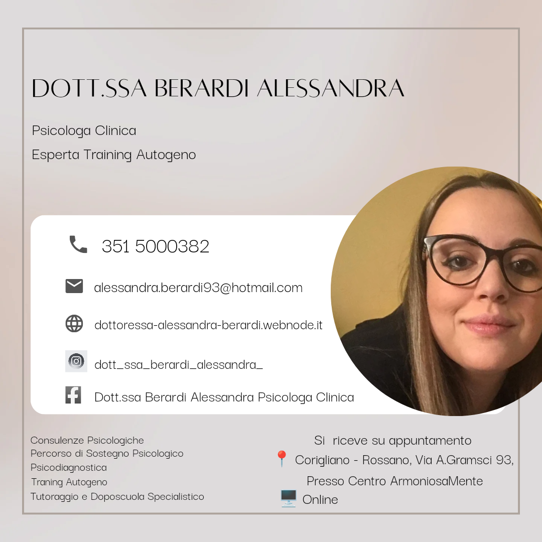 Chi sono :: Dottoressa Alessandra Berardi